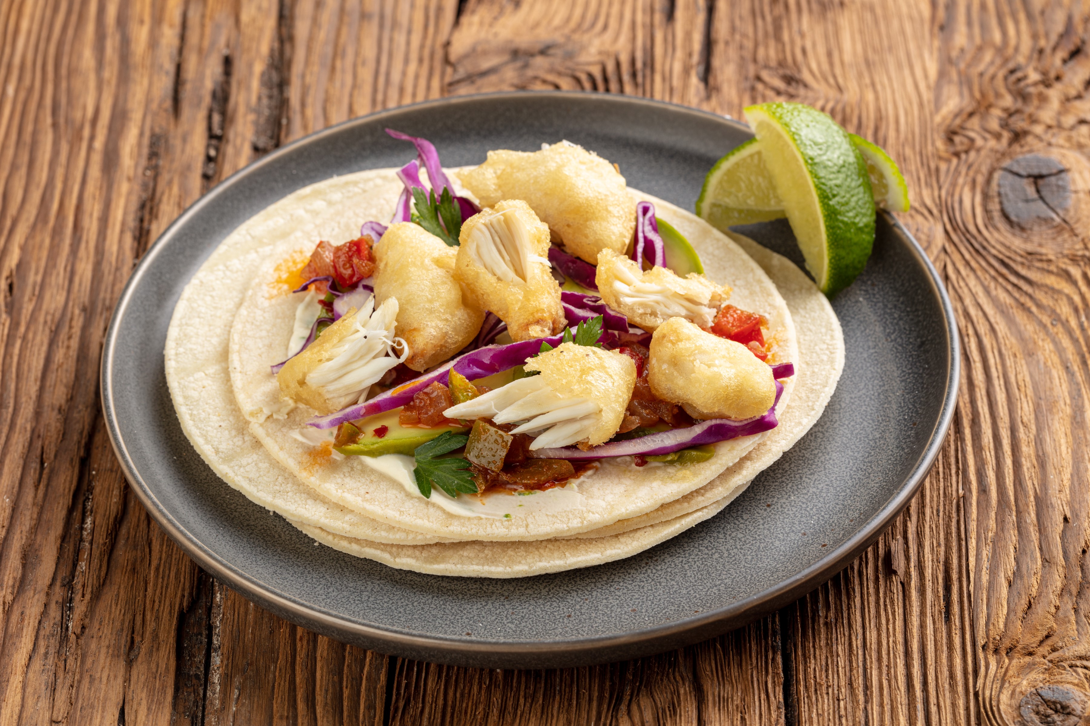 Crab Taco with Pickled Avocado - 16 oz | Heron Point Seafood