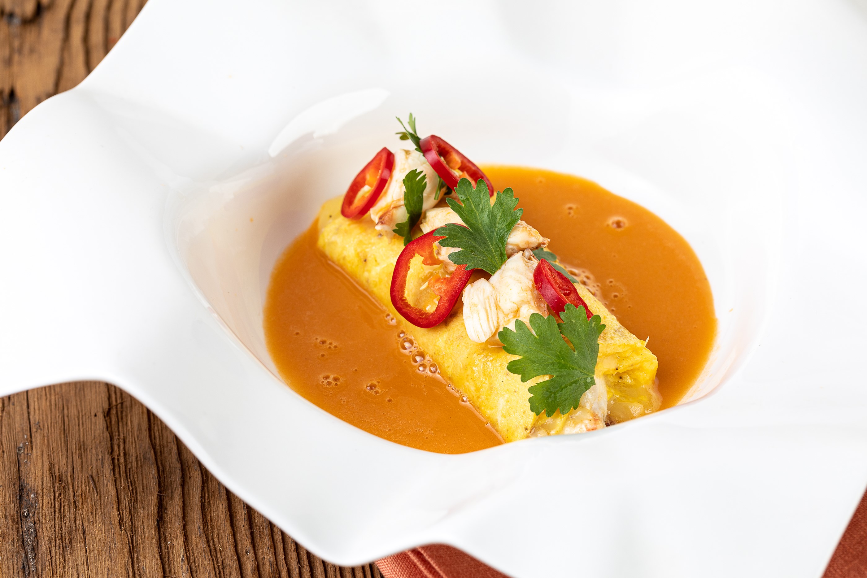 Crab Meat & Fontina Cheese Omelet - 16 oz | Heron Point Seafood