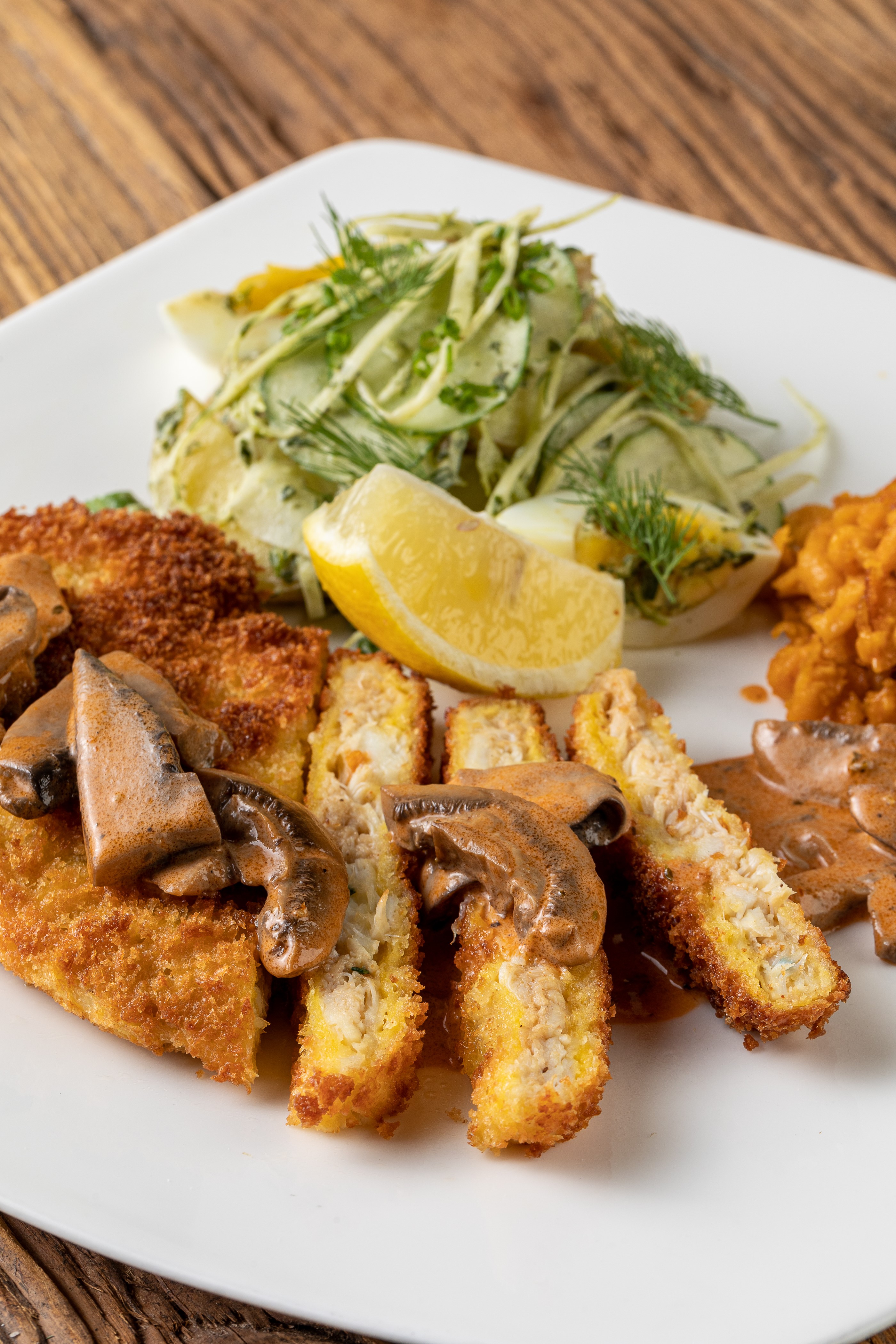 Crab Schnitzel - 16 oz | Heron Point Seafood